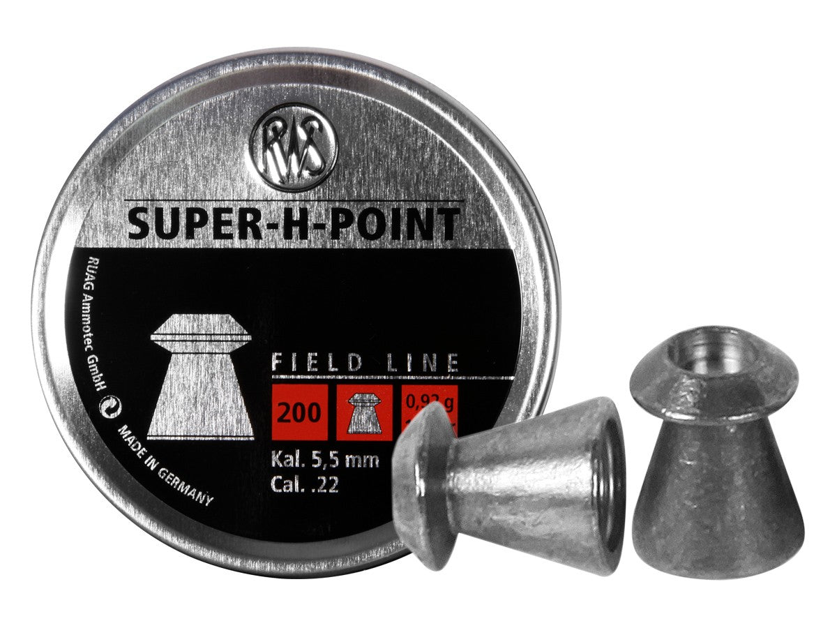 RWS Super-H-Point .22 Cal – Shot & Shot